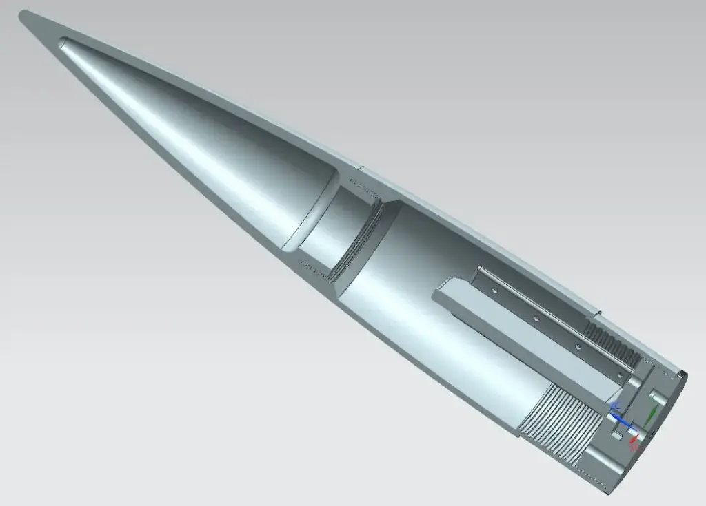 3in Nose Cone with Integrated Electronics Sled | Inverted Pursuits Lab